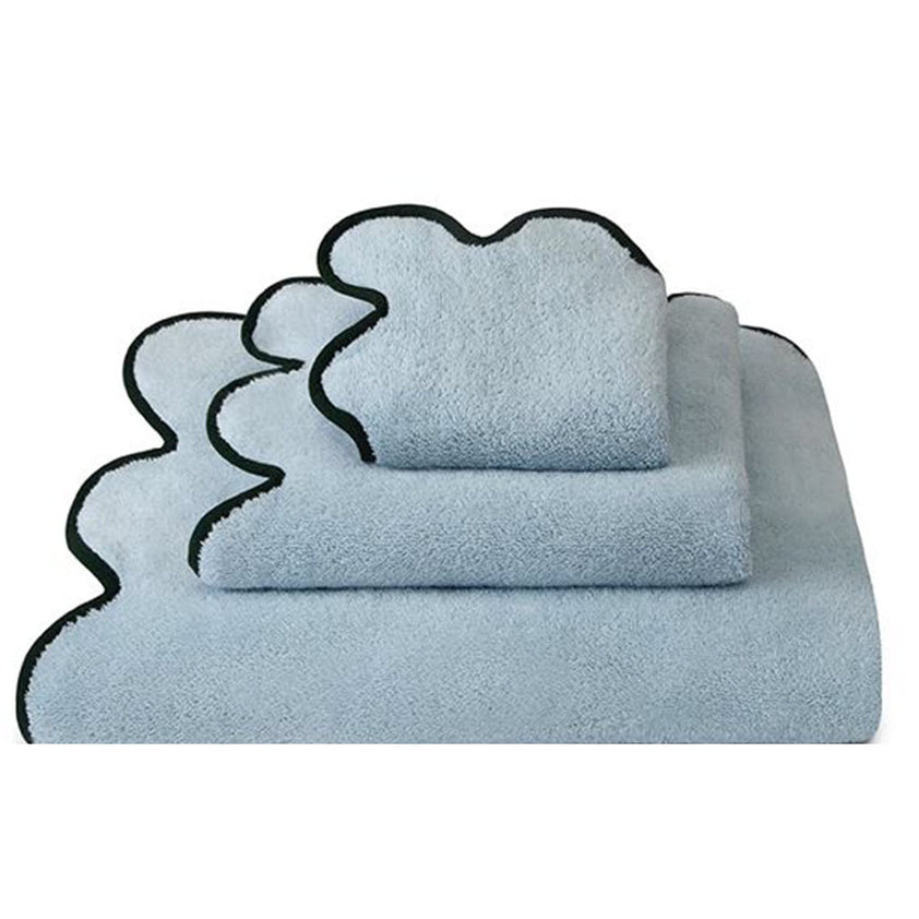 Powder Blue & Forest Green Chairish Towels – HempsteadThread