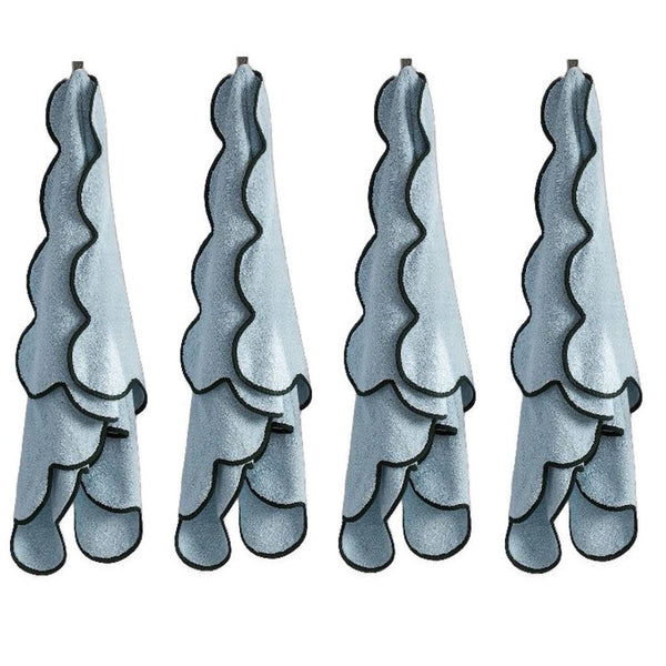 Powder Blue & Forest Green Chairish Towels – HempsteadThread